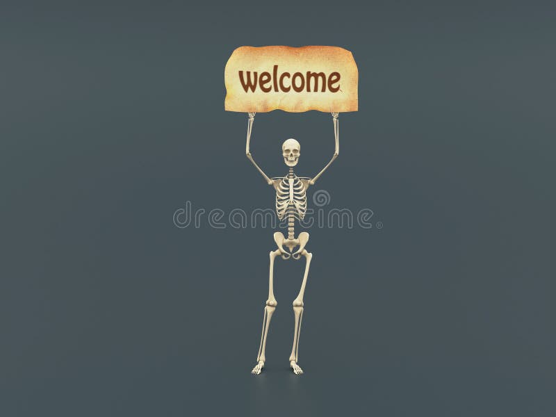Skeleton Welcome Stock Illustrations – 149 Skeleton Welcome Stock ...