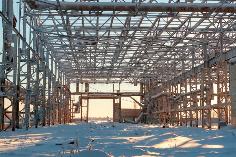 The Skeleton of the Steel Structure of Unfinished Construction Stock ...