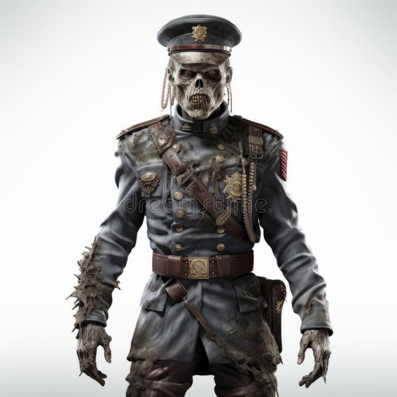 Solarized 3d Zombie General: a Stylized and Textured Anglocore ...