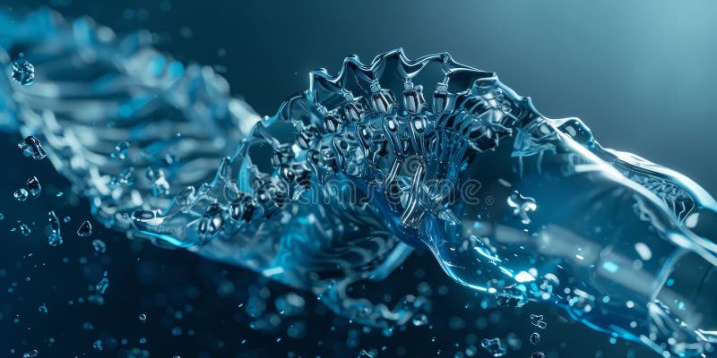 A Skeleton is in the Water, with Its Head Above the Water Generated by ...