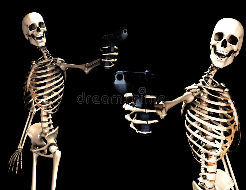 Skeletons And Guns Picture. Image: 4377558
