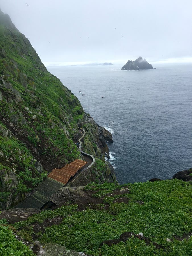 Skellig Skellig Michael Felsen, Irland Stockbild - Bild von besuch ...