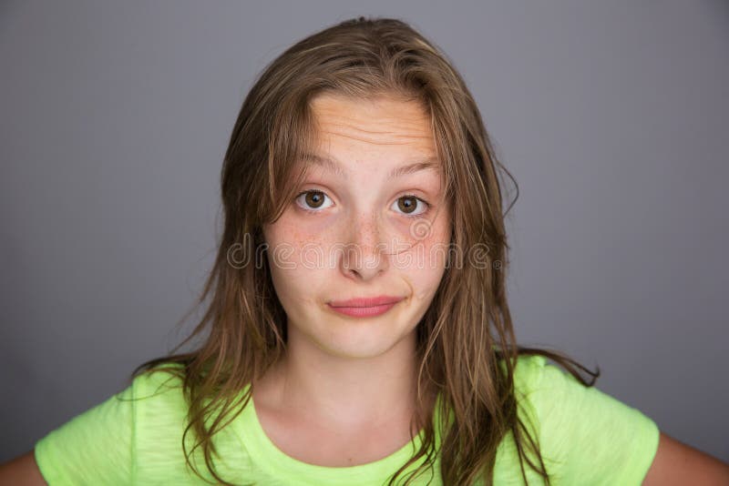 Skeptical kid stock photo. Image of pessimist, model - 42624086