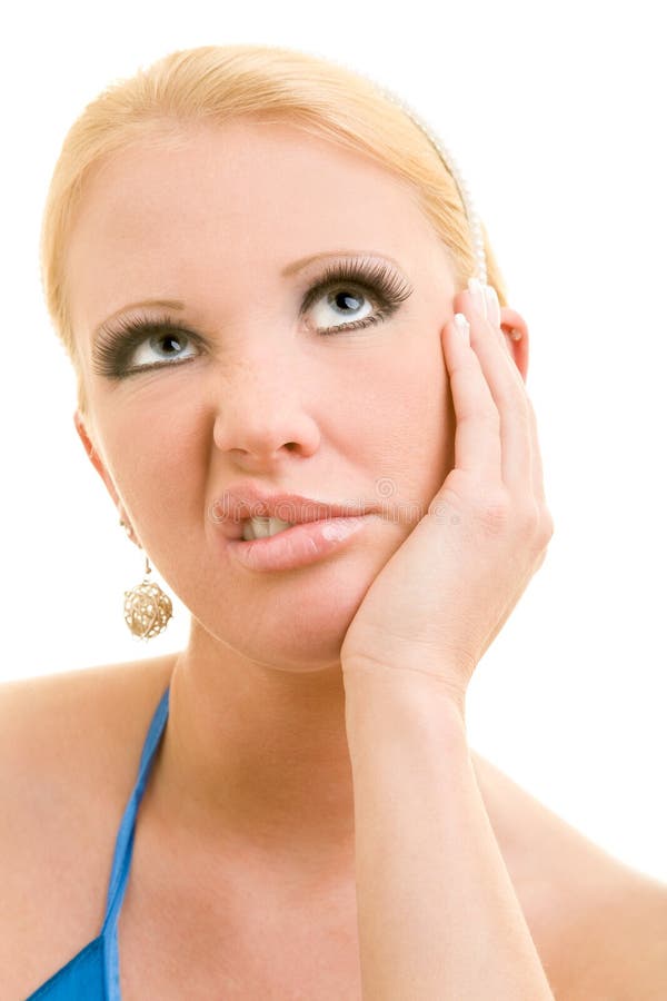 Skeptical look stock photo. Image of front, portrait, frustration - 8033630