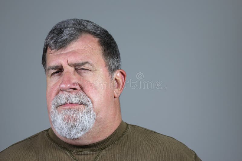 Skeptical Man stock photo. Image of person, portrait - 19433594