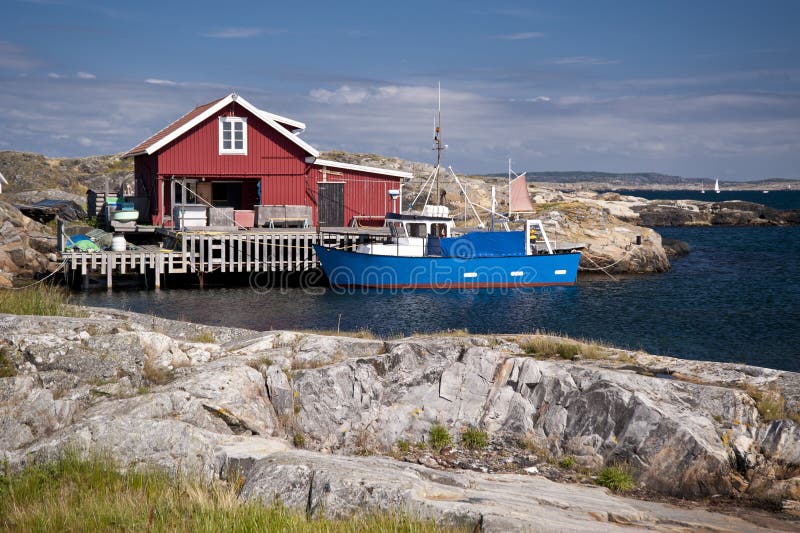 Skerry Island Kaeringoen stock image. Image of rowboat - 51547987