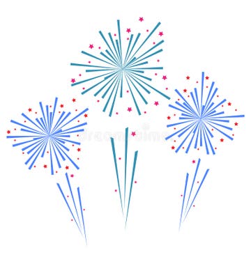 Sketch Abstract Colorful Exploding Firework Stock Vector - Illustration ...