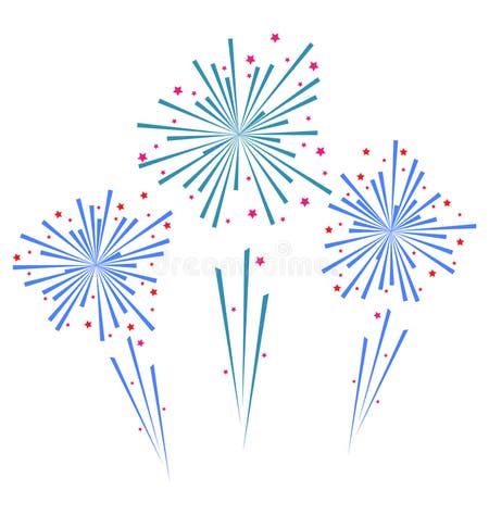 Sketch Abstract Colorful Exploding Firework Stock Vector - Illustration ...