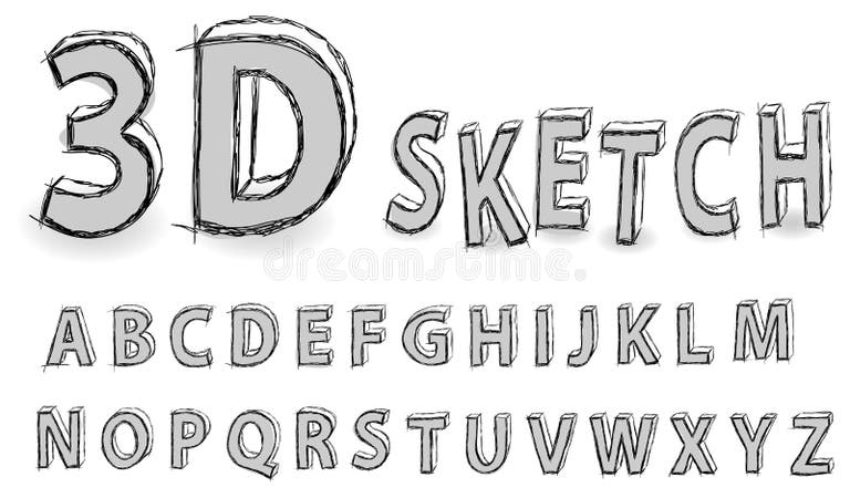 Sketch Alphabet Abc Stock Illustrations – 30,195 Sketch Alphabet Abc ...
