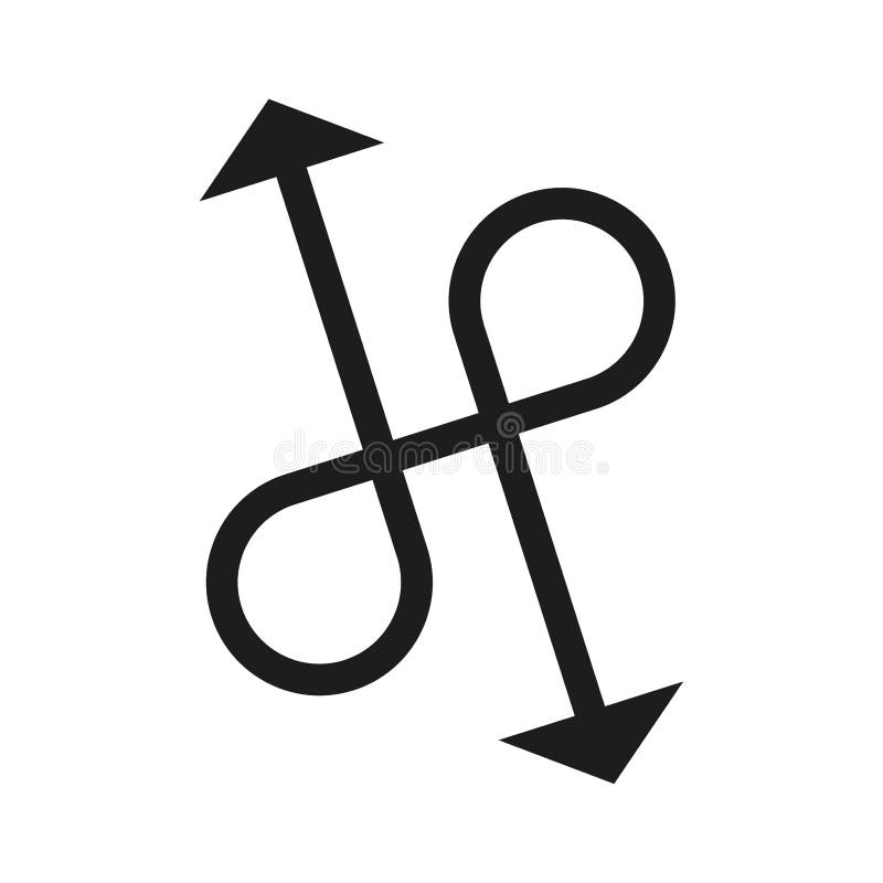 Sketch Arrow Knot. Vector Illustration. Stock Image Stock Vector ... Sketch Arrow Knot. Vector Illustration. Stock Image Stock Vector ...