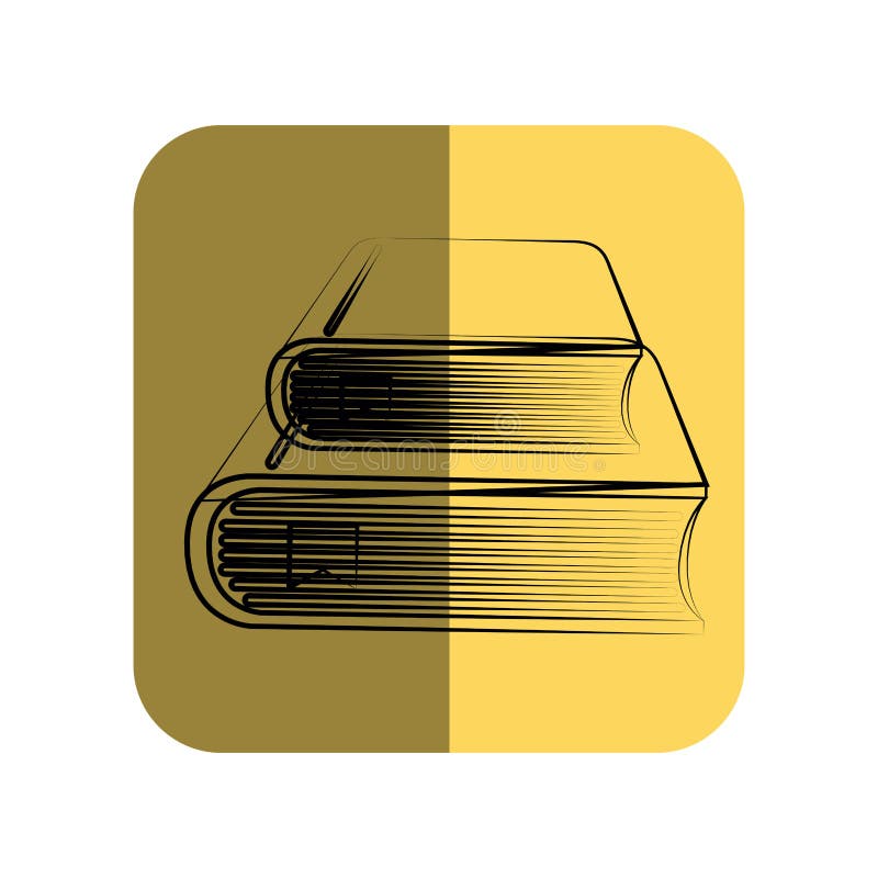 Books Square Flat Multi Colored Icons Stock Vector - Illustration of ...