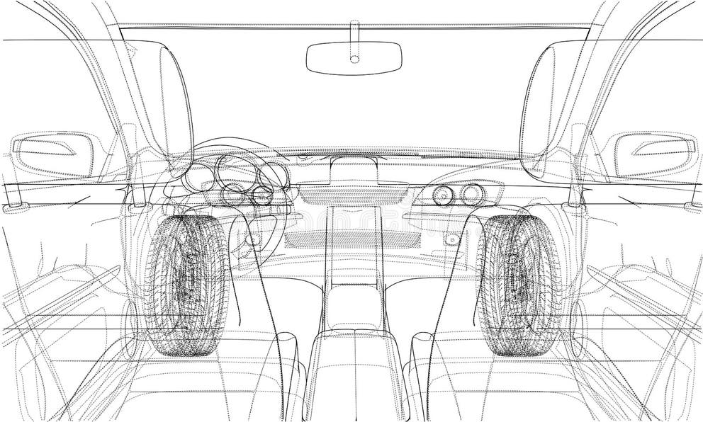 Car Interior Outline Stock Illustrations – 3,624 Car Interior Outline ...