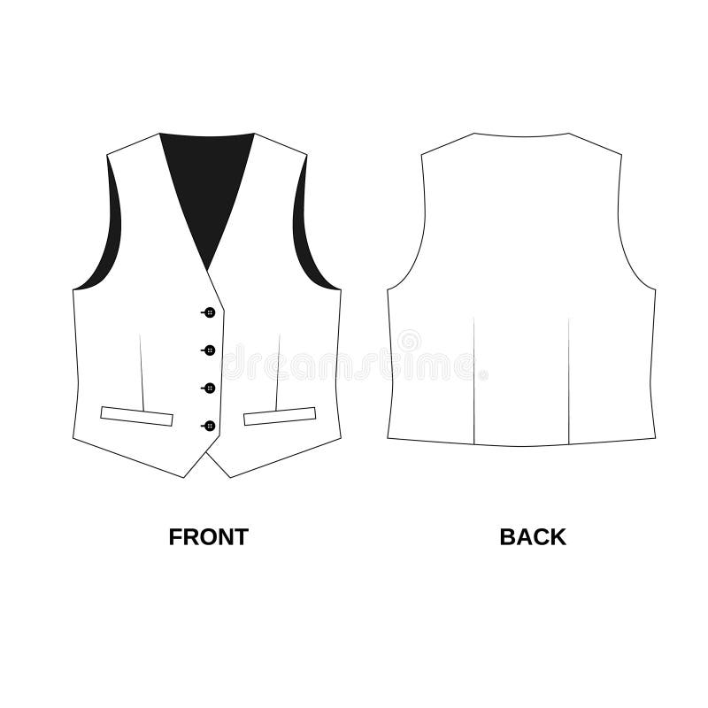 Button Vest Sketch Stock Illustrations – 221 Button Vest Sketch Stock ...