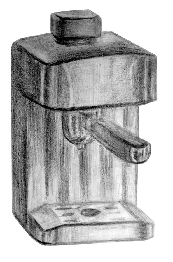 608 Coffee Machine Drawing Stock Photos - Free & Royalty-Free Stock ...