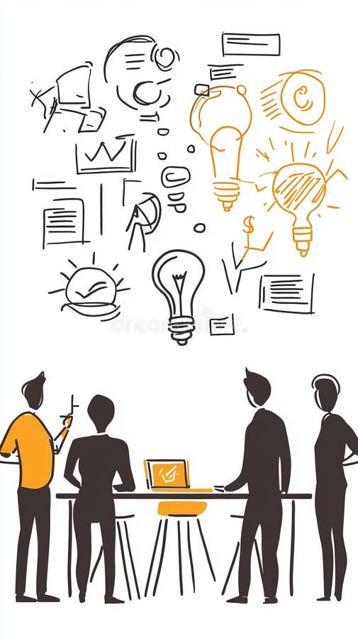 Sketch of a Collaborative Corporate Process Symbolizing the Role of ...