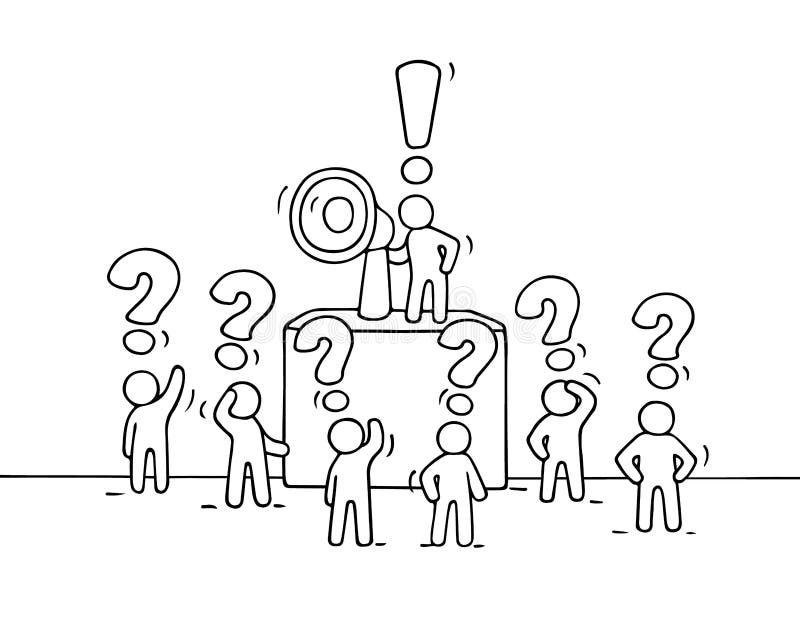 Crowd Questions Stock Illustrations – 153 Crowd Questions Stock ...
