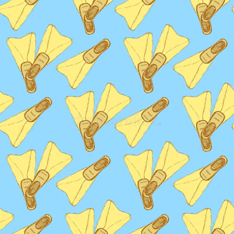 Diving Fins Draw Stock Illustrations – 41 Diving Fins Draw Stock ...