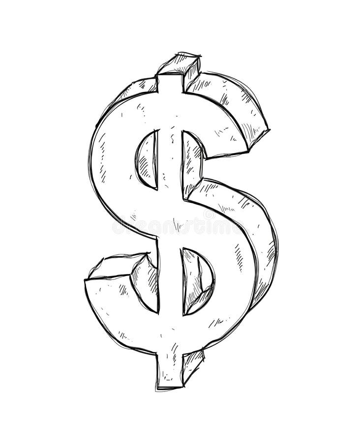 Dollar Sign Sketch Stock Illustrations – 8,069 Dollar Sign Sketch Stock ...