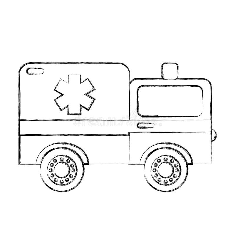 How To Draw Ambulance Car for Children. Step by Step Drawing Tutorial ...