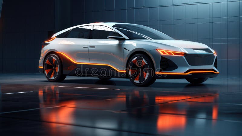 Sketch Drawing of Self-driving Car Controlled by an Artificial ...