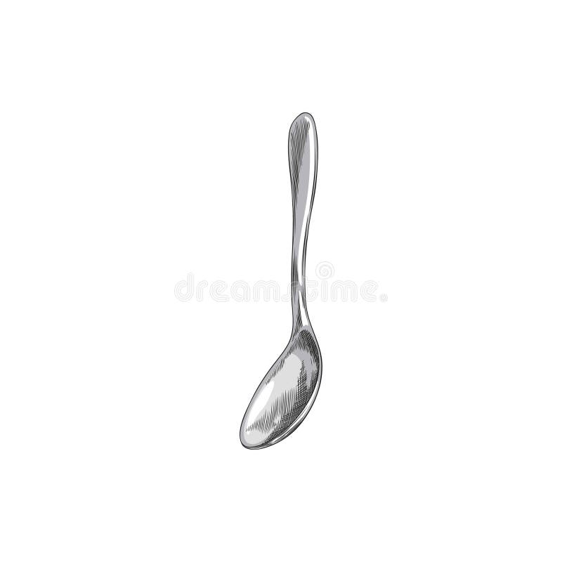 Teaspoon Drawing Vector Stock Illustrations – 905 Teaspoon Drawing ...
