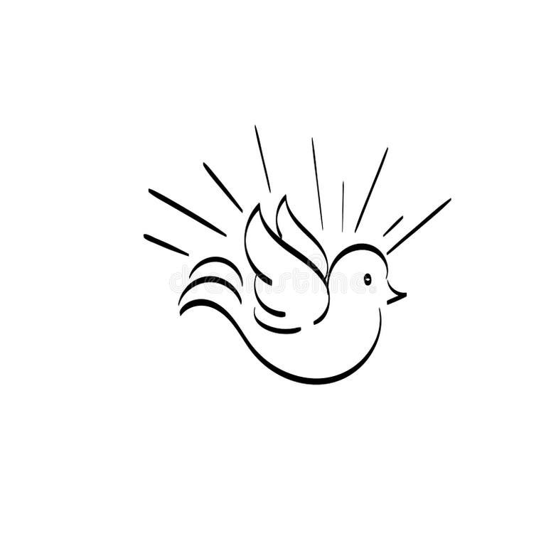 Sketch of First Holy Communion Element Stock Illustration ...