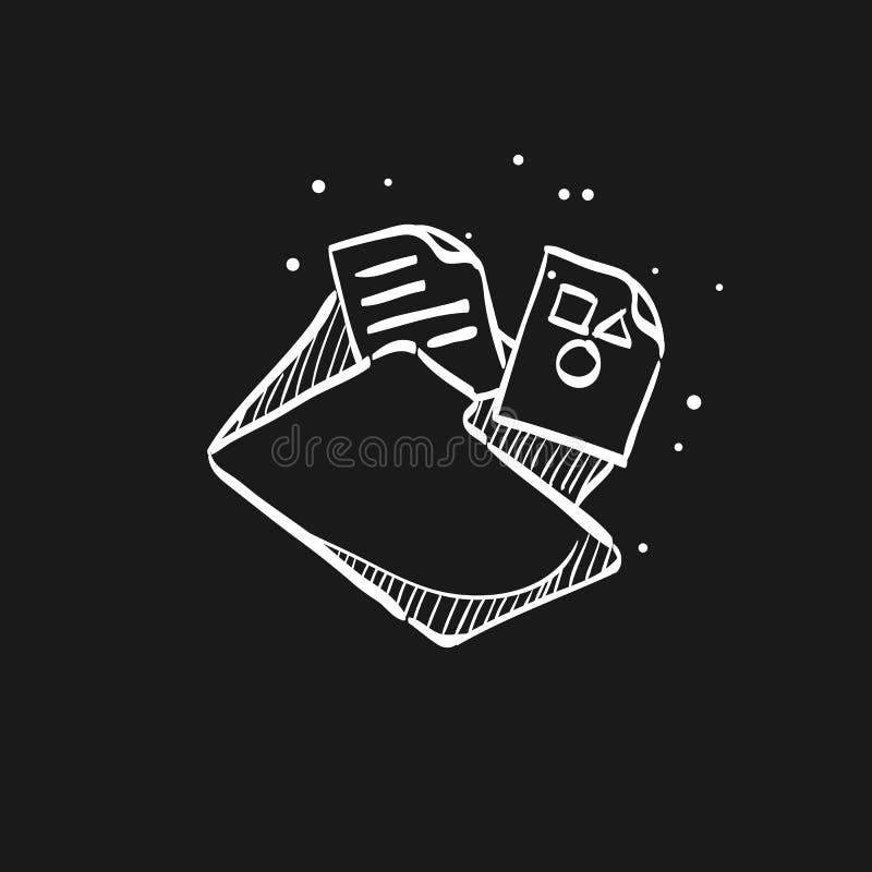 Doodle Folder Icon Paper Stock Illustrations – 493 Doodle Folder Icon ...