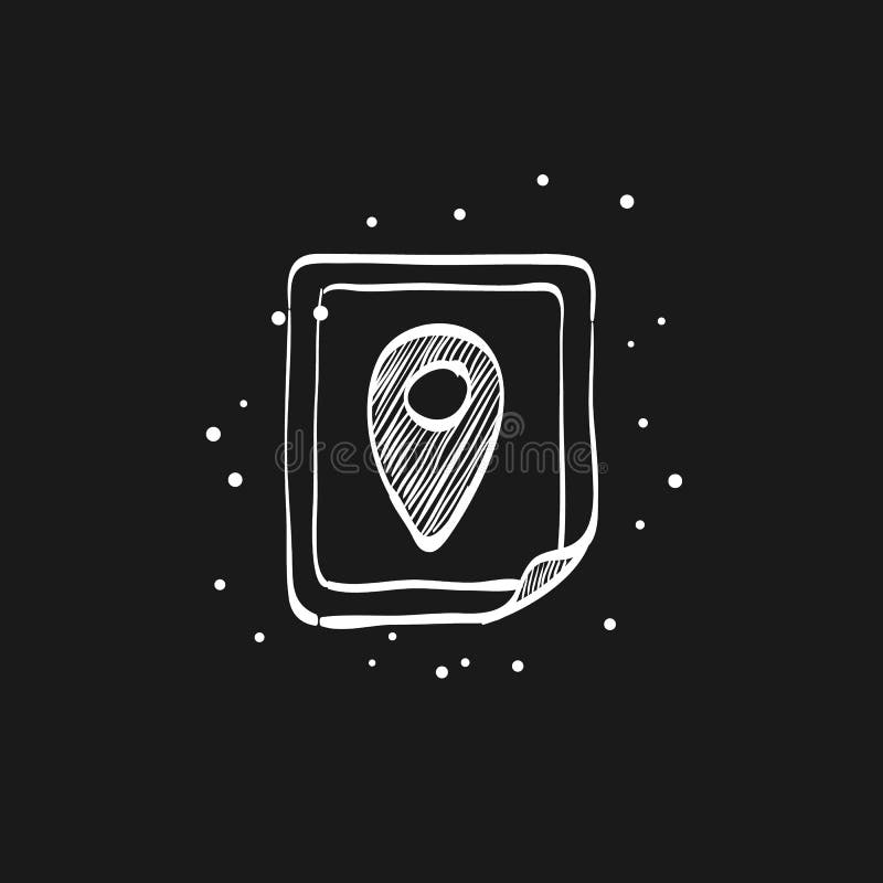 Doodle Location Icon Map Pictogram Stock Illustrations – 249 Doodle ...