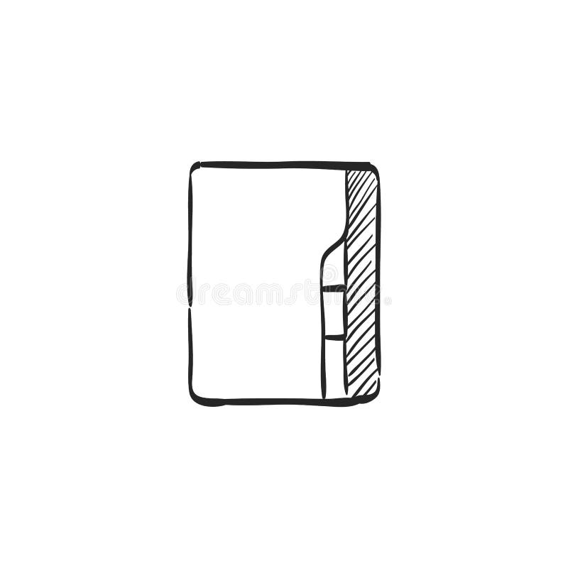 Office Folder Drawn Icon Stock Illustrations – 438 Office Folder Drawn ...