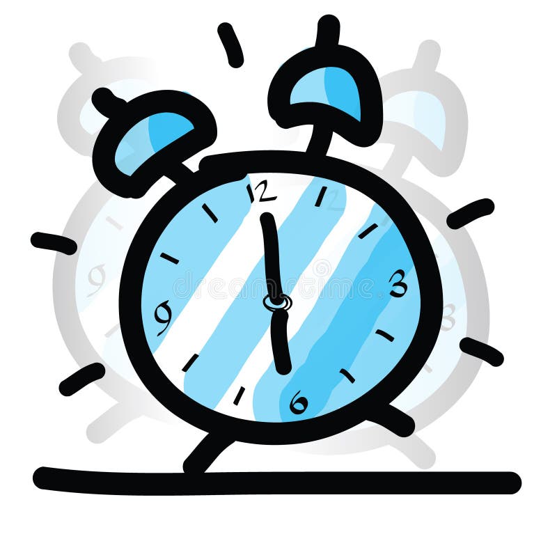 Sleeping alarm clock stock vector. Illustration of wake - 35619251