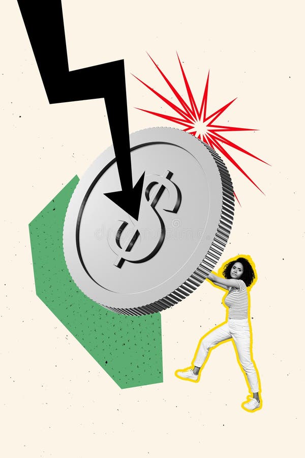 Sketch Image Artwork Composite Photo Collage of Budget Finance Savings ...