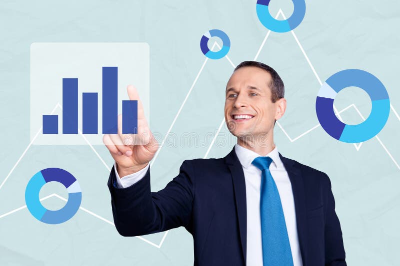 Sketch Image Composite Trend Artwork Photo Collage of Office Manager ...