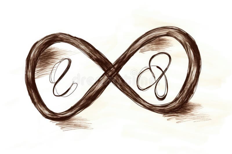 Sketch of Infinity Sign with a Personal Touch - Drawn in a Different ...
