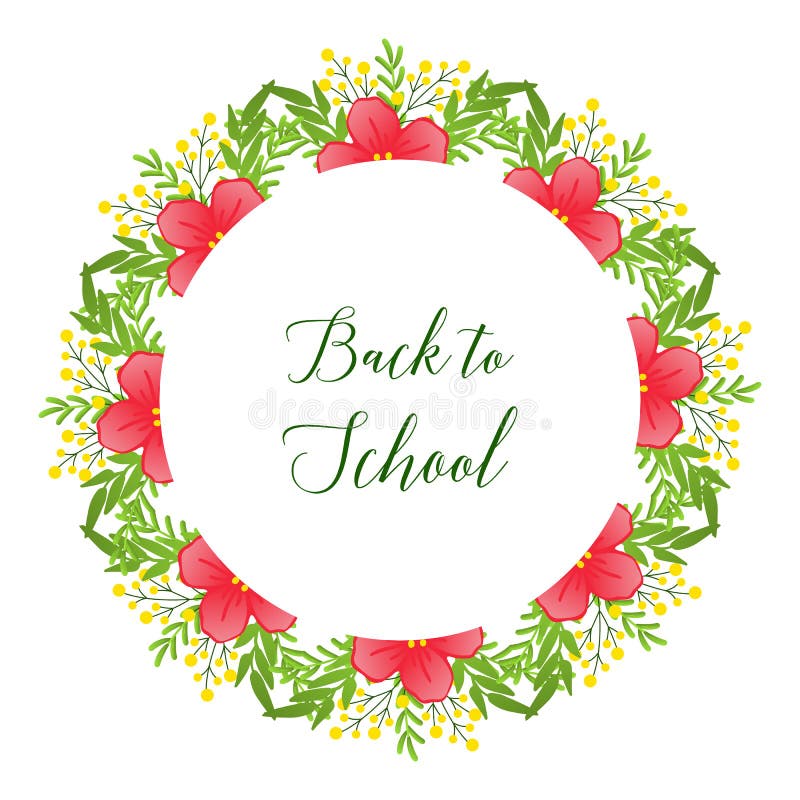 Sketch Leaf Flower Frame Blossom, for Design of Various Card Back To ...