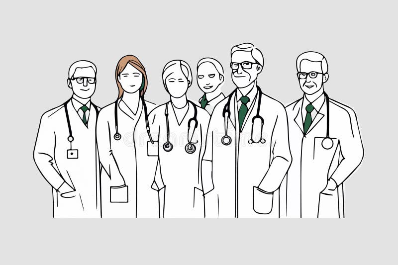 Simple Sketch Male Doctor Stock Illustrations – 127 Simple Sketch Male ...