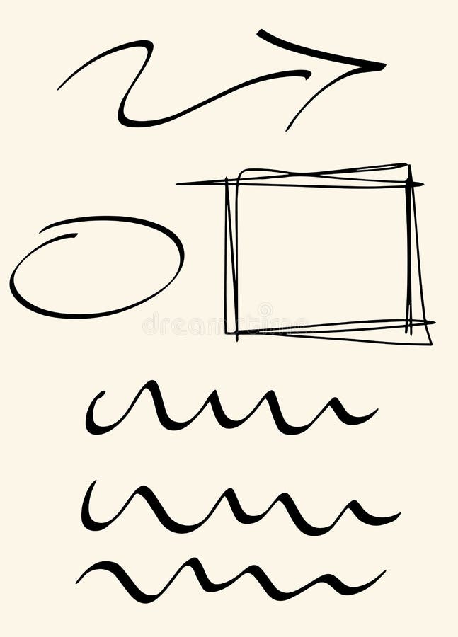 Sketch Lines stock image. Image of waves, square, design - 48185343