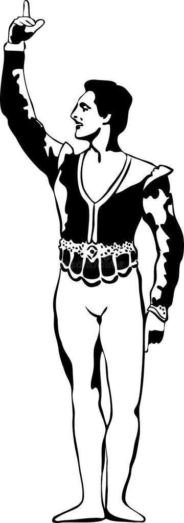 Male Ballet Dancer Sketch Stock Illustrations – 109 Male Ballet Dancer ...