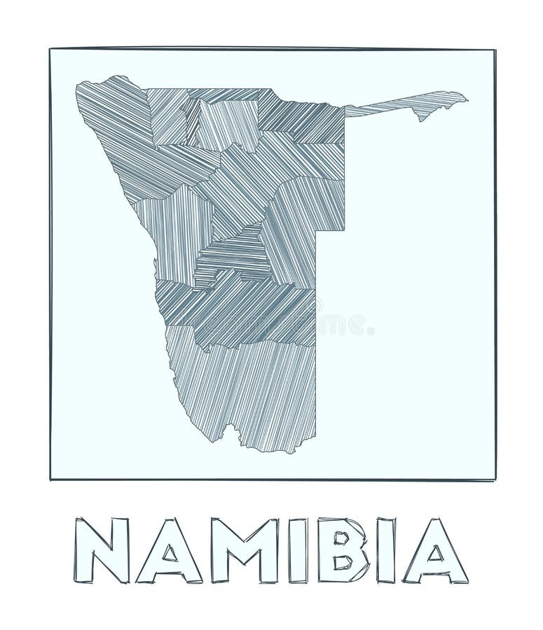 Sketch Namibia Map Stock Illustrations – 235 Sketch Namibia Map Stock ...