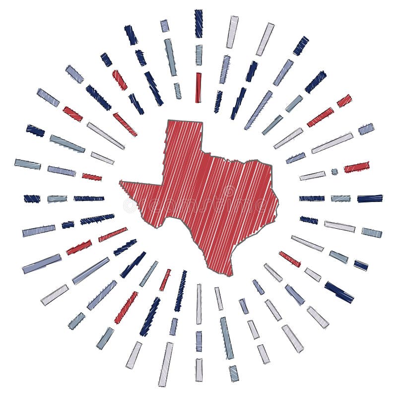 Sketch map of Texas. stock vector. Illustration of hand - 182229844 Sketch map of Texas. stock vector. Illustration of hand - 182229844