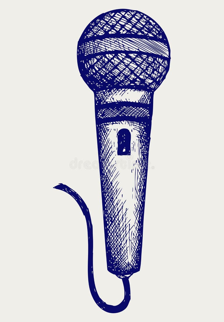 Microphone Concept Sketch Stock Illustrations – 2,635 Microphone ...