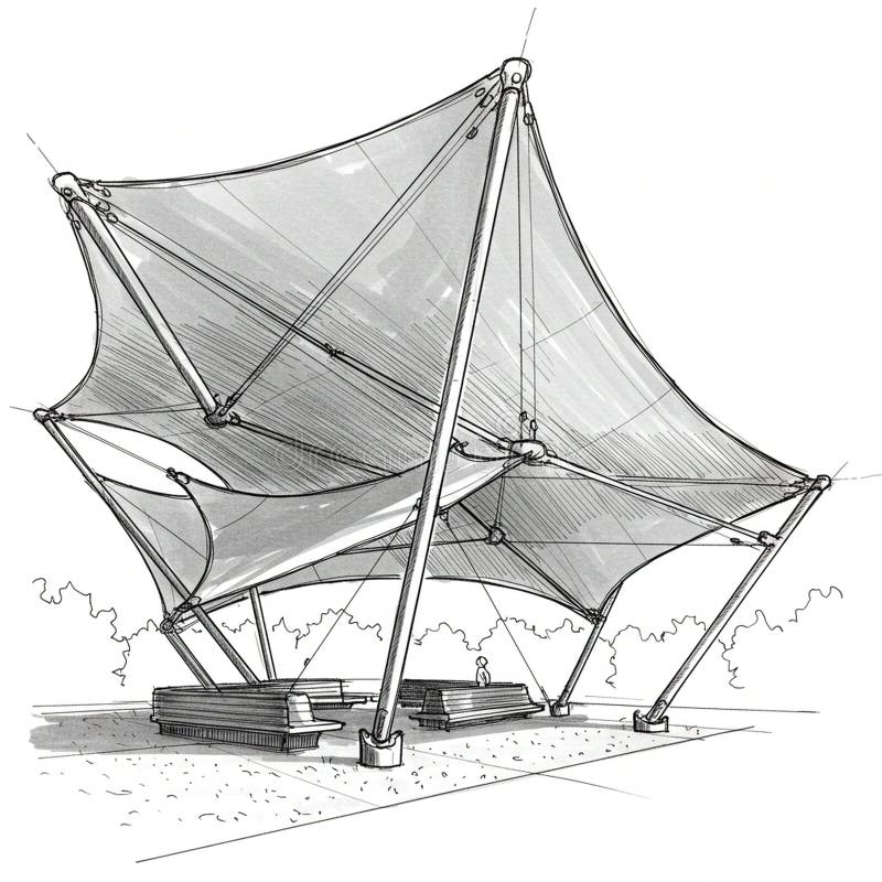 Canopy Structure Stock Illustrations – 5,331 Canopy Structure Stock ...