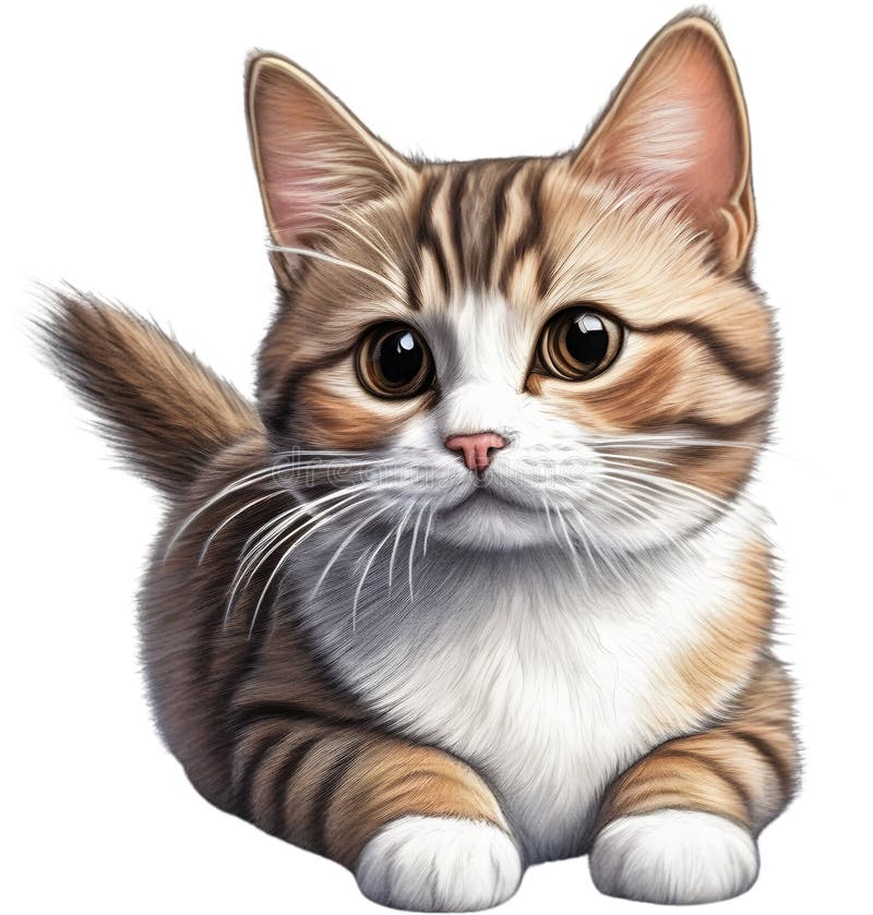 A Sketch of a Munchkin Cat. AI-Generated. Stock Image - Image of gifts ...