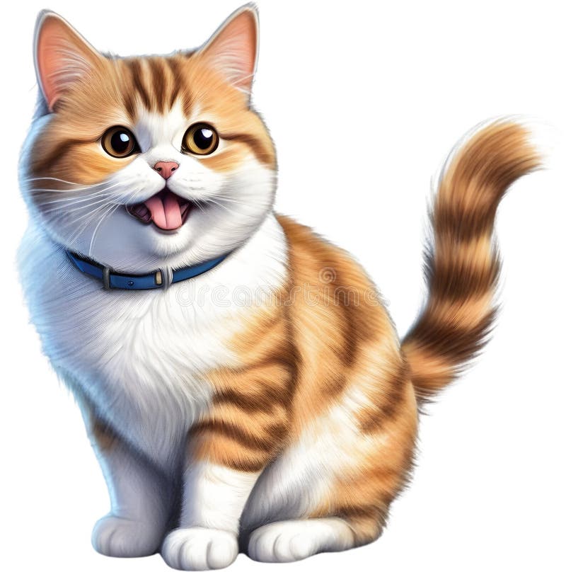 A Sketch of a Munchkin Cat. AI-Generated. Stock Image - Image of color ...