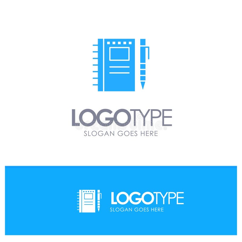 Sketch Notebook, Drawing, Notebook, Pencil, Sketch Blue Business Logo ...