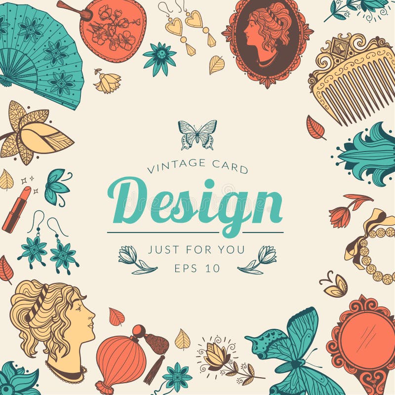 Sketch Objects Composition. Stock Vector - Illustration of spring ...