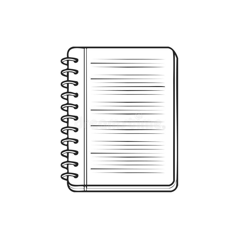 Notes Vector Outline Illustration Stock Illustrations – 7,522 Notes ...