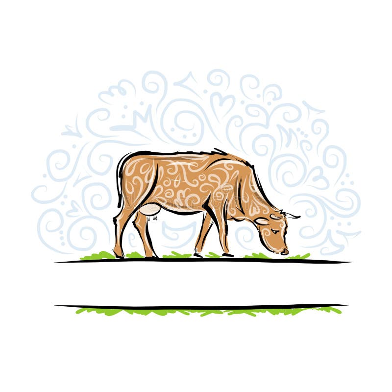 Horse with Flowers and Ornaments Stock Vector - Illustration of vintage ...