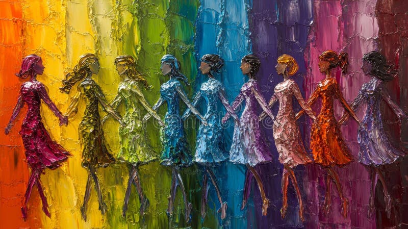 A Sketch of People Creating a Ladder by Supporting One Another ...