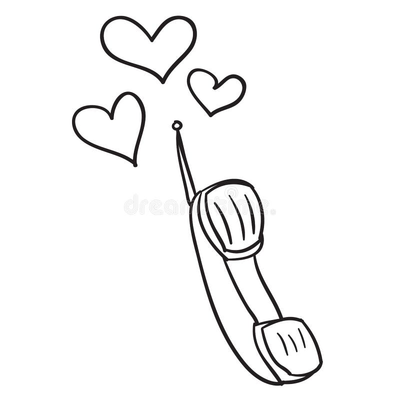 Cartoon Coloring Telephone Stock Illustrations – 180 Cartoon Coloring ...