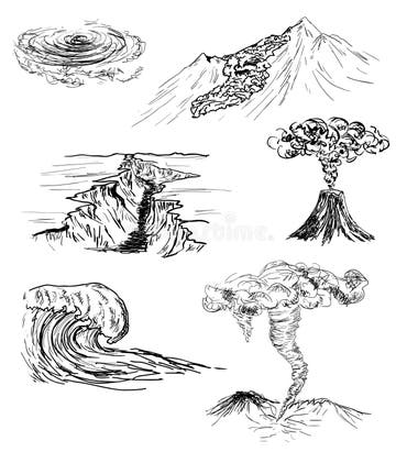 Natural Disaster Sketch Stock Illustrations – 2,635 Natural Disaster ...